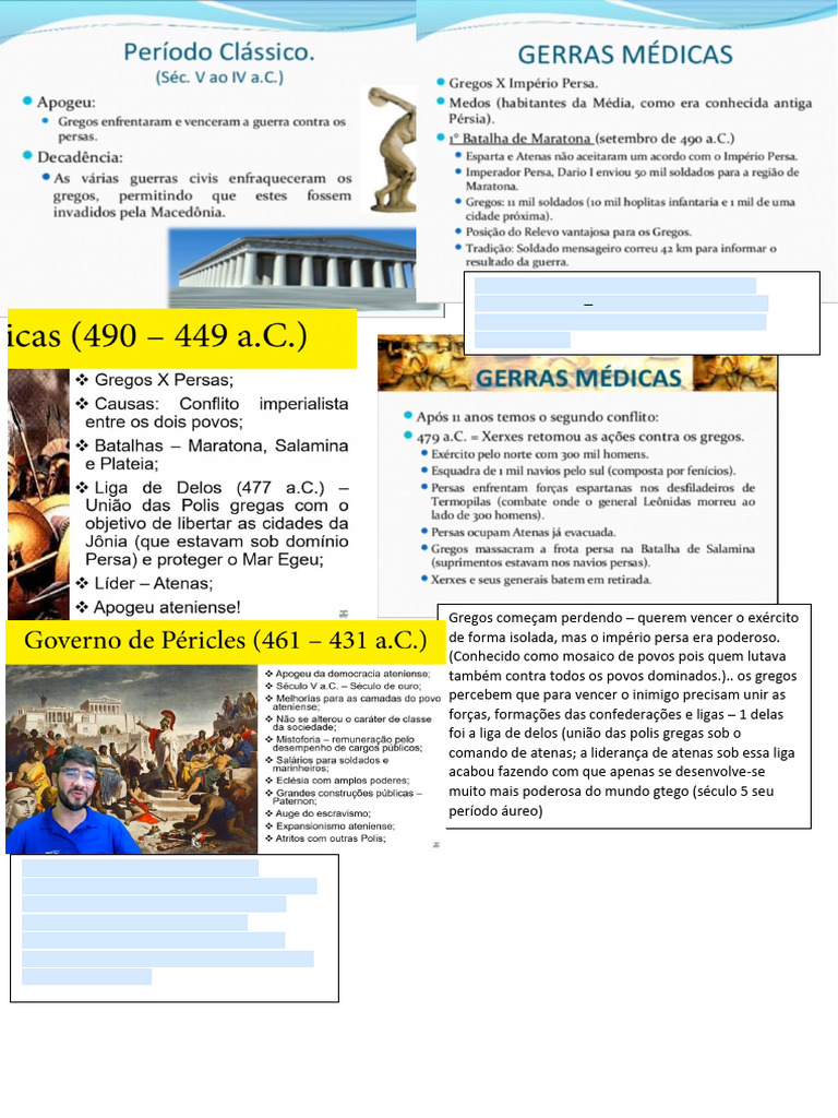 periodo classico - grecia antiga | PDF | Guerra do Peloponeso | Esparta