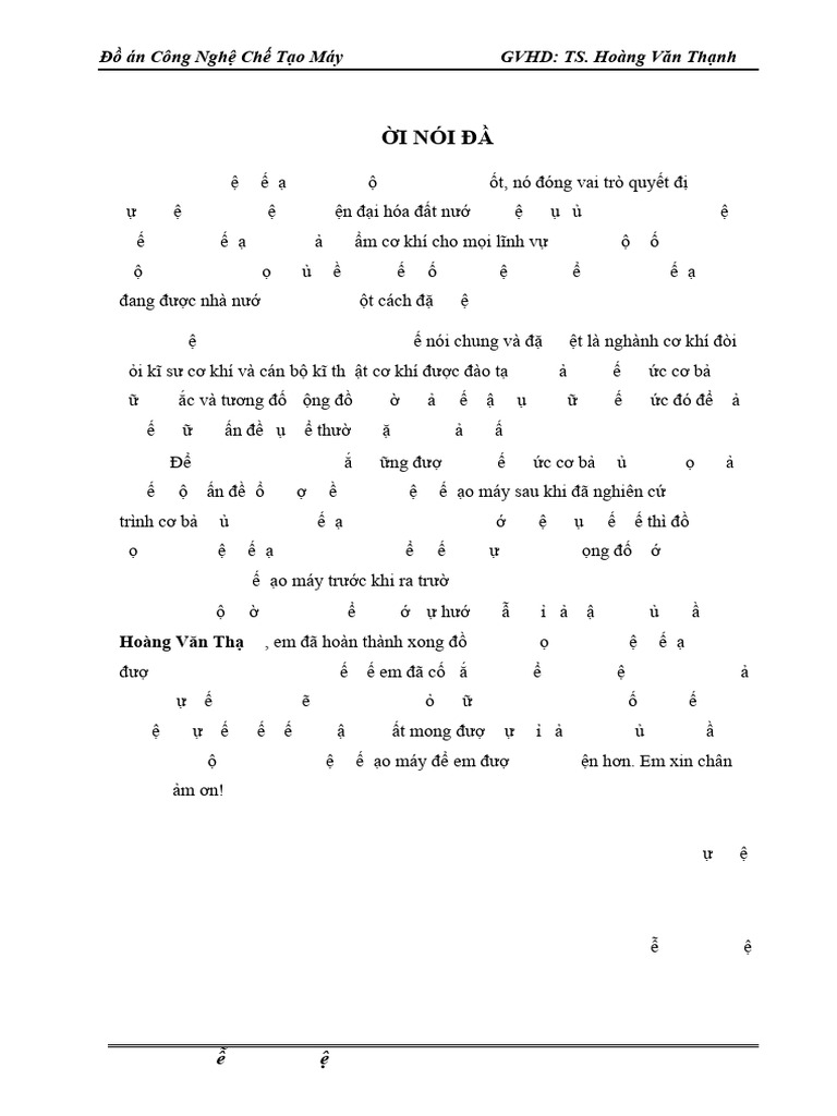 Đồ Án CNCTM Nguyễn Quang Việt | PDF