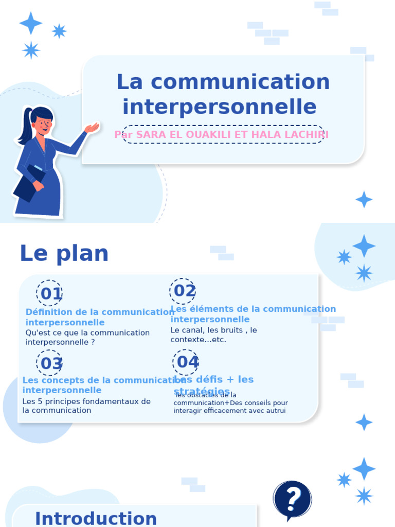 la communication interpersonnelle par sara et hala | PDF | la communication