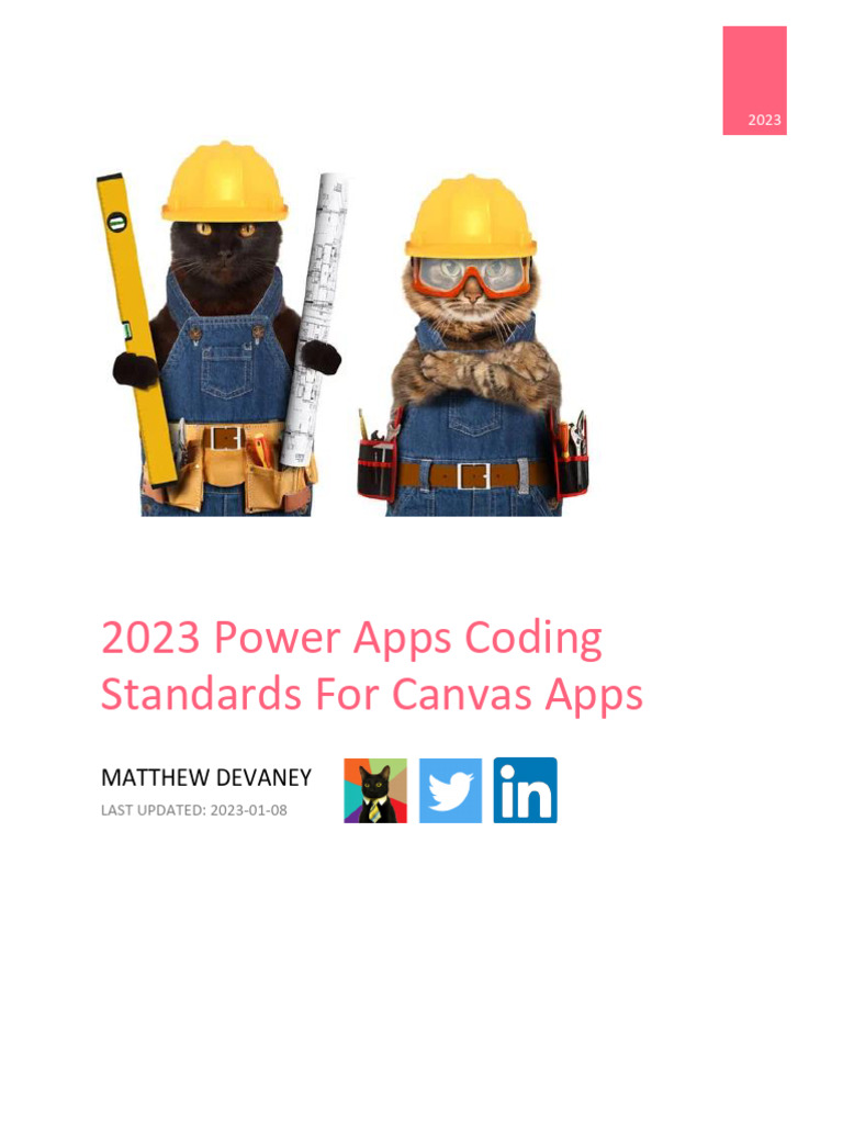 2023 Power Apps Coding Standards For Canvas Apps | PDF | Variable (Computer Science) | Scope ...