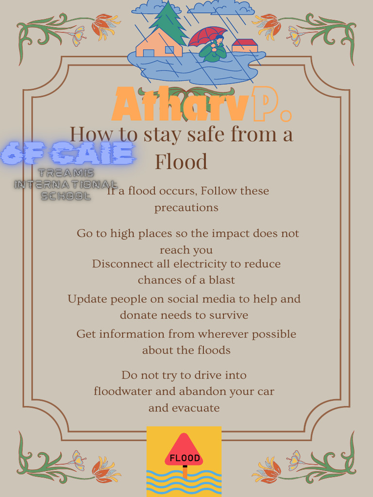 Flood Safety Precautions Guide | PDF