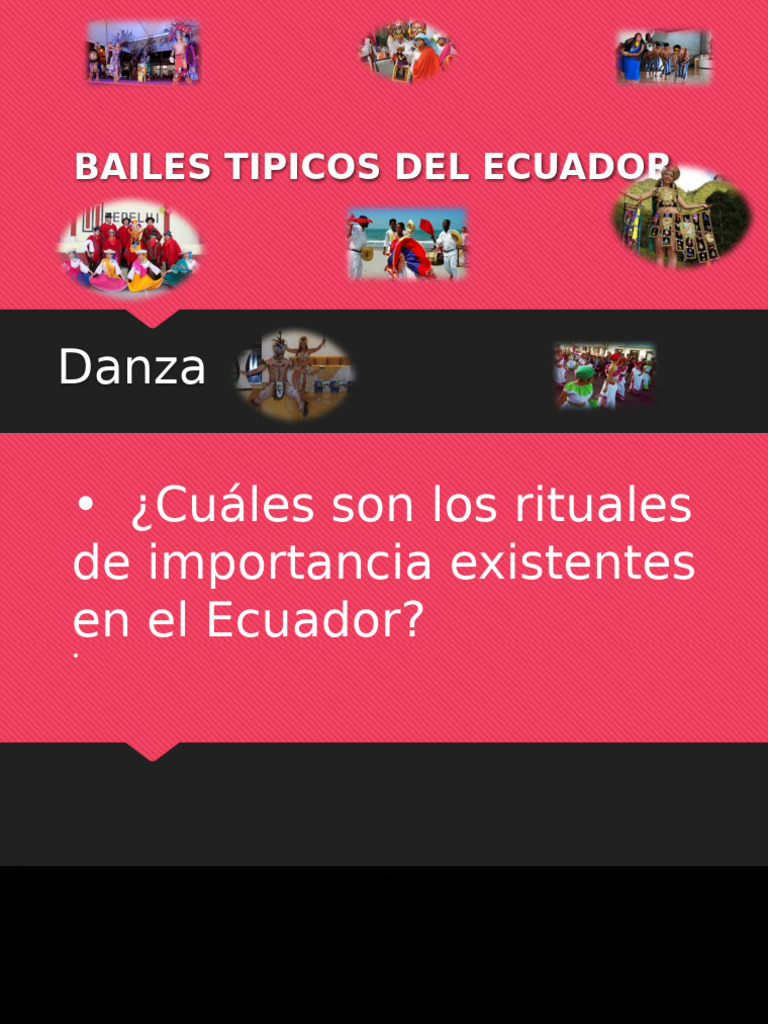 Bailes Típicos de Ecuador: Ritmos y Tradiciones | PDF | Bailes | Ecuador