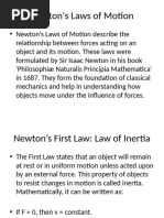 Newtons Laws Grade12 Notes | PDF