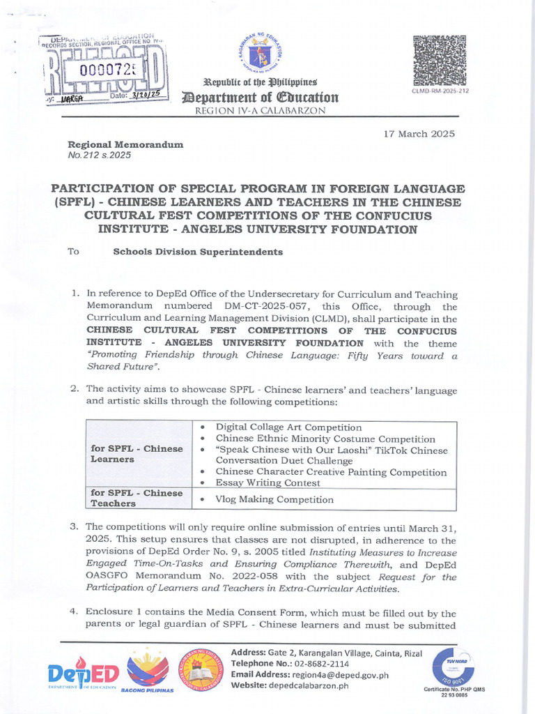 CLMD RM 2025 212 | PDF