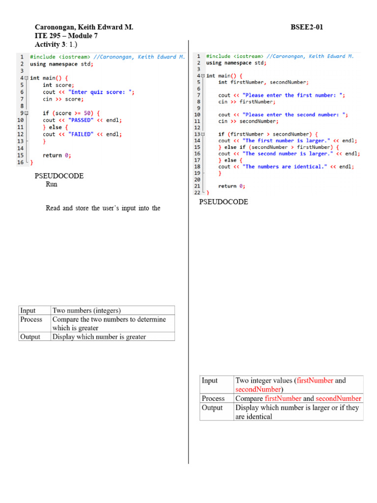 Bsee2-01 - Ite 295 - Module 7 | PDF | Software Development | Computer Science