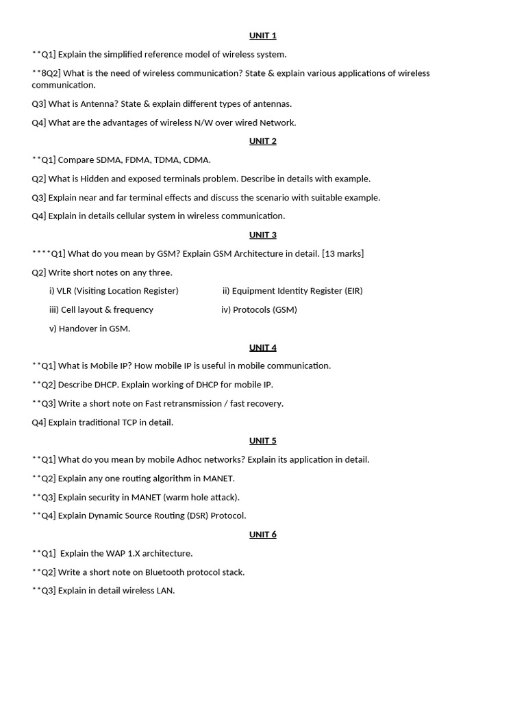 MCOM Question Bank | PDF