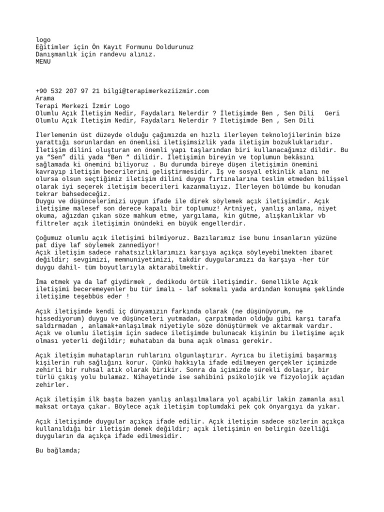 iletişimde pozitif dil | PDF