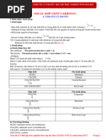 ÔN TẬP CHƯƠNG 4 -Hidrocacbon Đáp Án | PDF