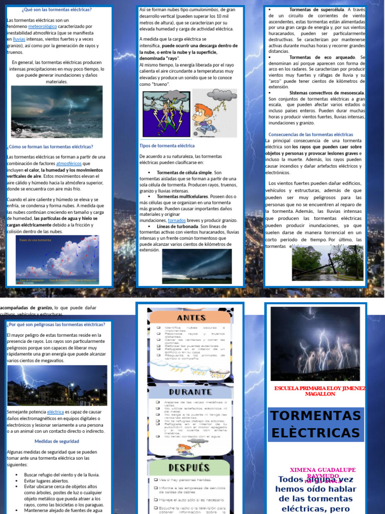 Qué son las tormentas eléctricas | PDF | Tormenta | Tormentas
