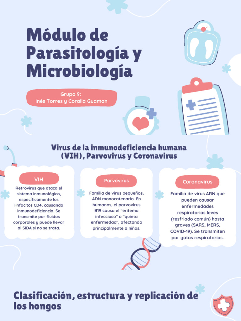 Módulo de Parasitología y Microbiología | PDF | Virus | VIH
