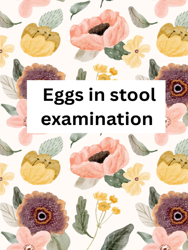 Microscopic Stool Examination of Parasites | PDF | Cell Nucleus | Egg