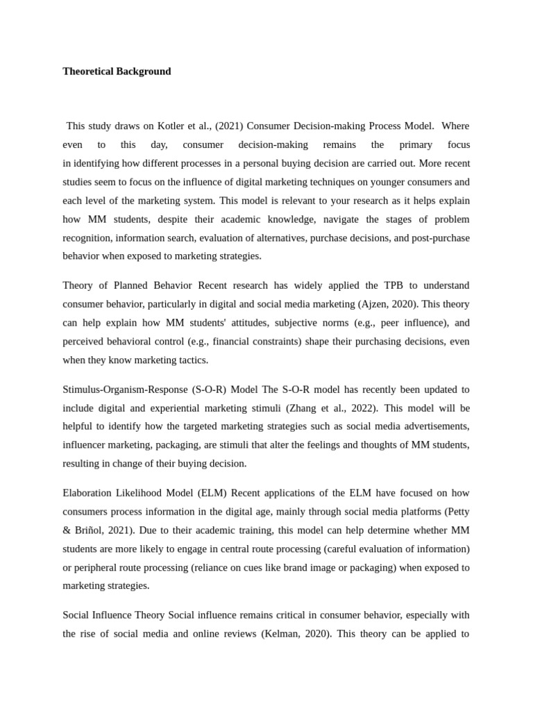 Theoretical Background | PDF