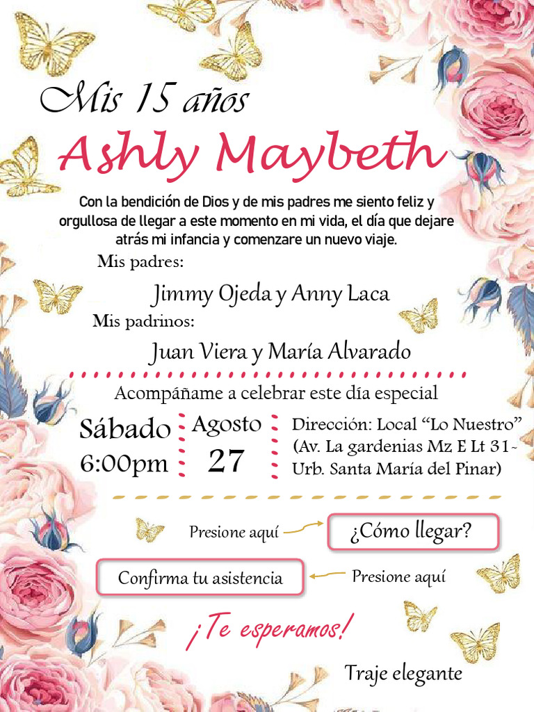 Invitación 15 Ashly-2 | PDF