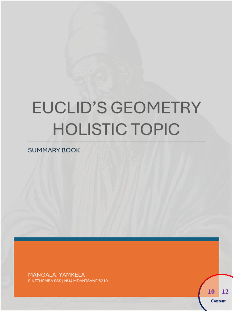 EUCLID'S GEOMETRY | PDF | Angle | Geometry