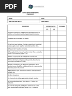 IV Medication Administration Checklist | PDF | Intravenous Therapy ...