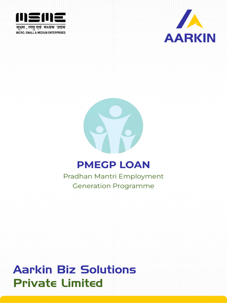 PMEGP | PDF | Interest | Loans