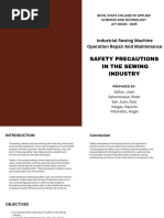 Textiles Safety Poster | PDF | Sewing Machine | Textiles