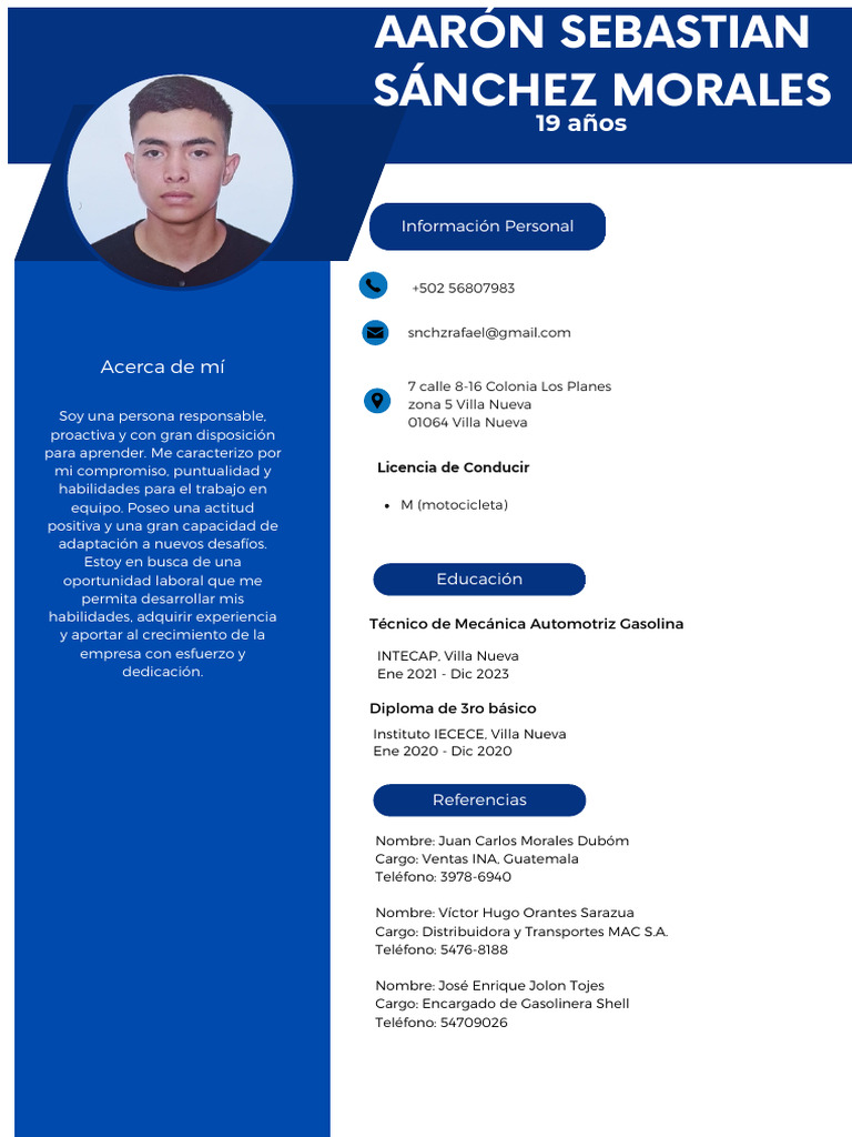 CV Aaron Marzo 2025 | PDF