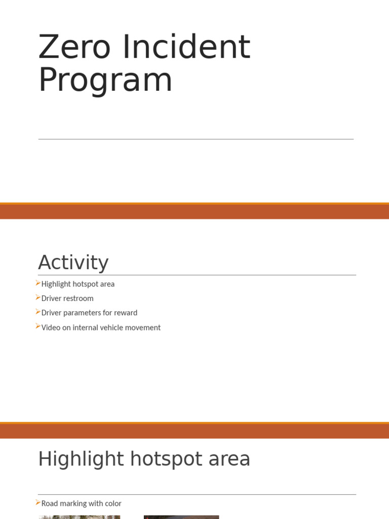 Zero Incident Program Overview | PDF