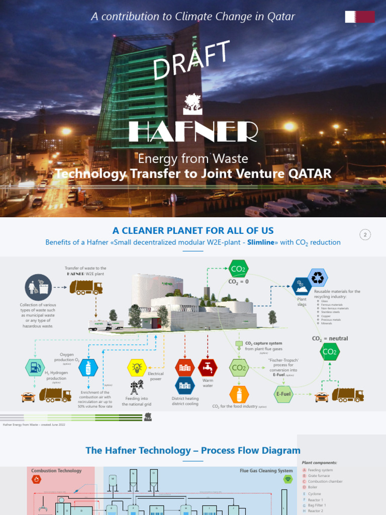 Qatar - Joint Venture - MSW-Concept and Tecnology Transfer R01 | PDF ...