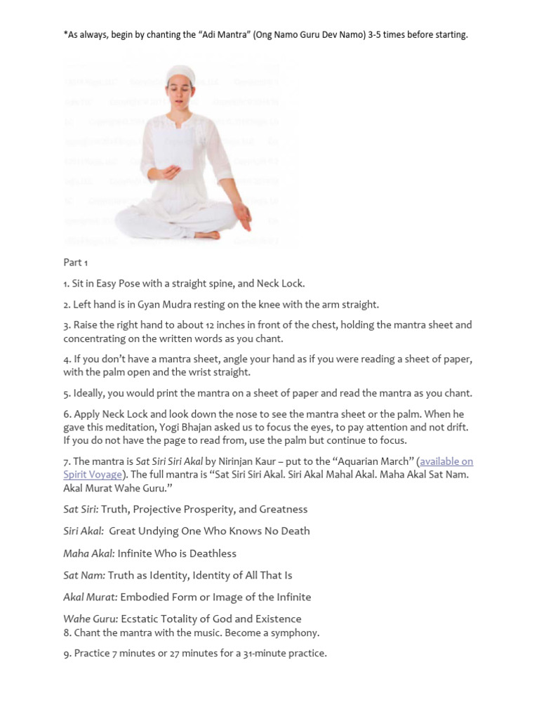 Meditation For An Invincible Spirit | PDF | Mantra | Mind–Body ...