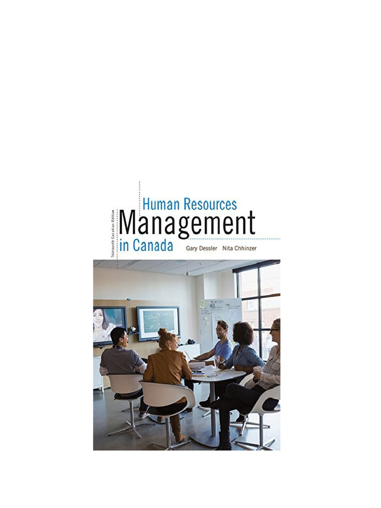 (eBook PDF) Human Resources Management in Canada 13th Canadianinstant download | PDF | Human ...