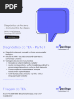 Questionário de Triagem para TEA - DSM-5-TR | PDF | Autismo | Psicologia