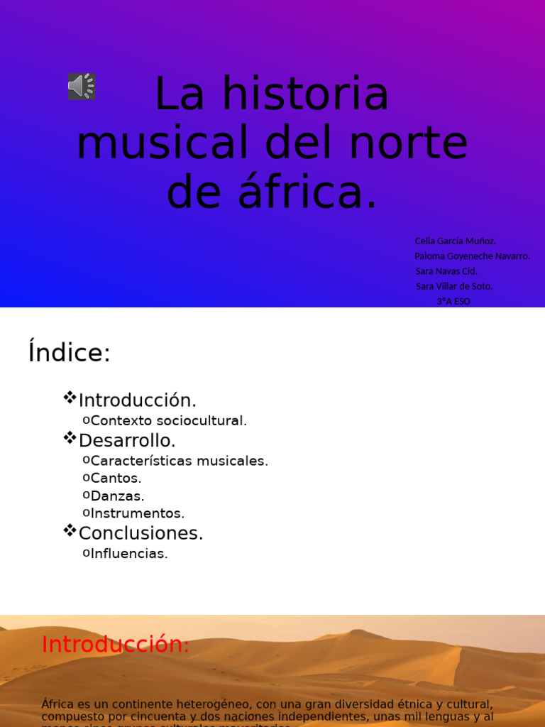 Música del Norte de África: Historia y Ritmos | PDF | África | Bailes