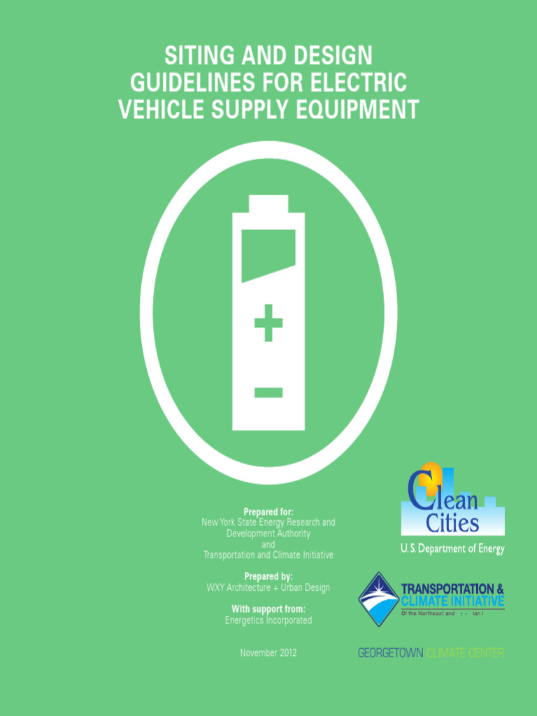 Siting and Design Guidelines For EVSE | PDF | Battery Charger ...
