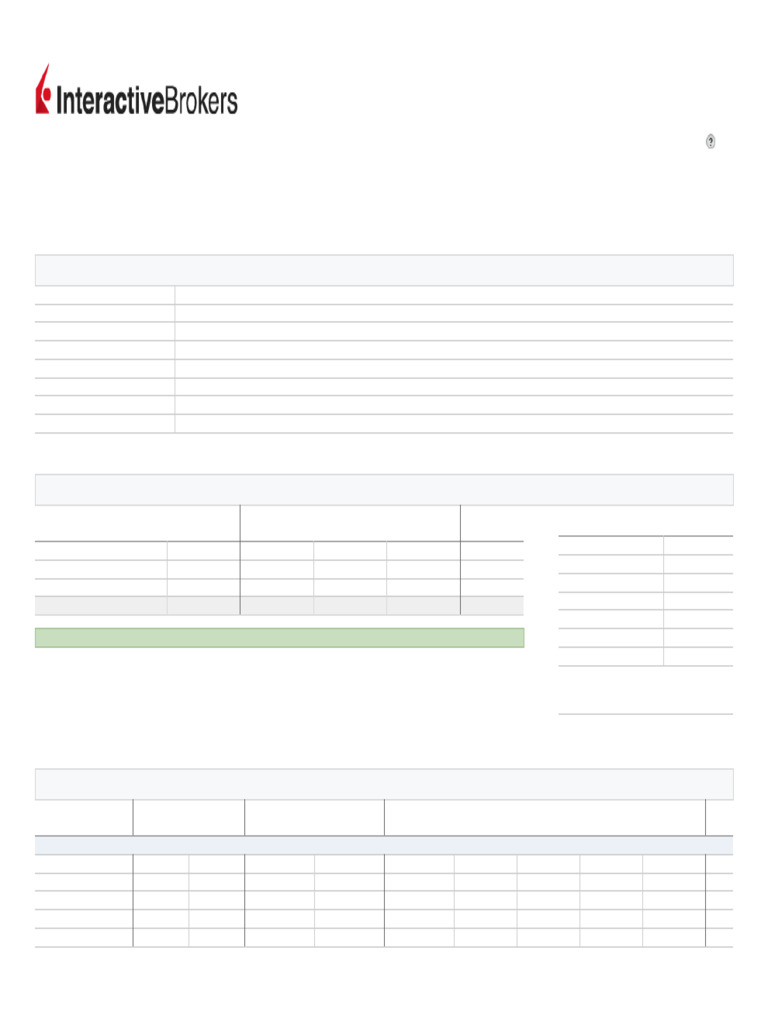 Activity Statement: Account Information | PDF | Interest | Futures Contract