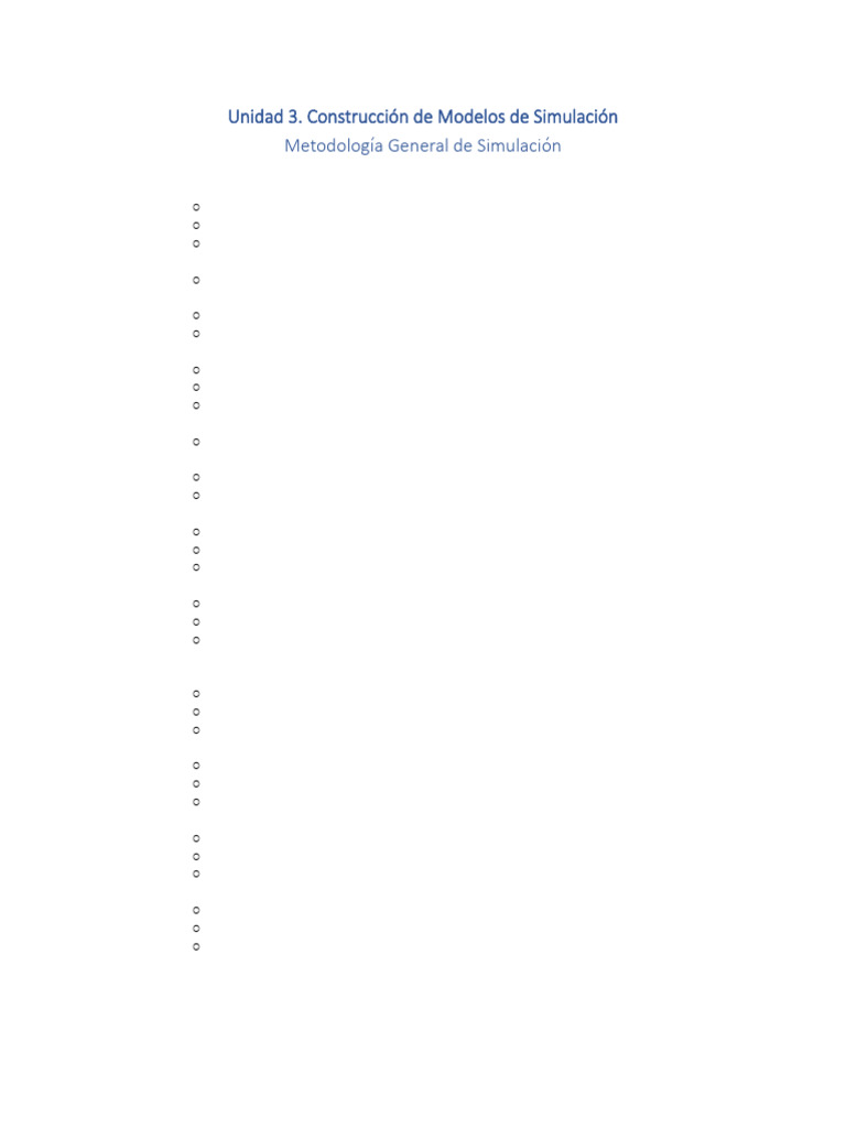 U3 Intro y Actividad 1 | PDF | Simulación | Modelo conceptual