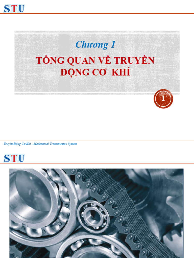 Chuong 1 - Tong Quan Ve Truyen Dong Co Khi | PDF