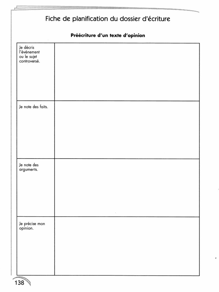 Planification Et Pre Ecriture | PDF