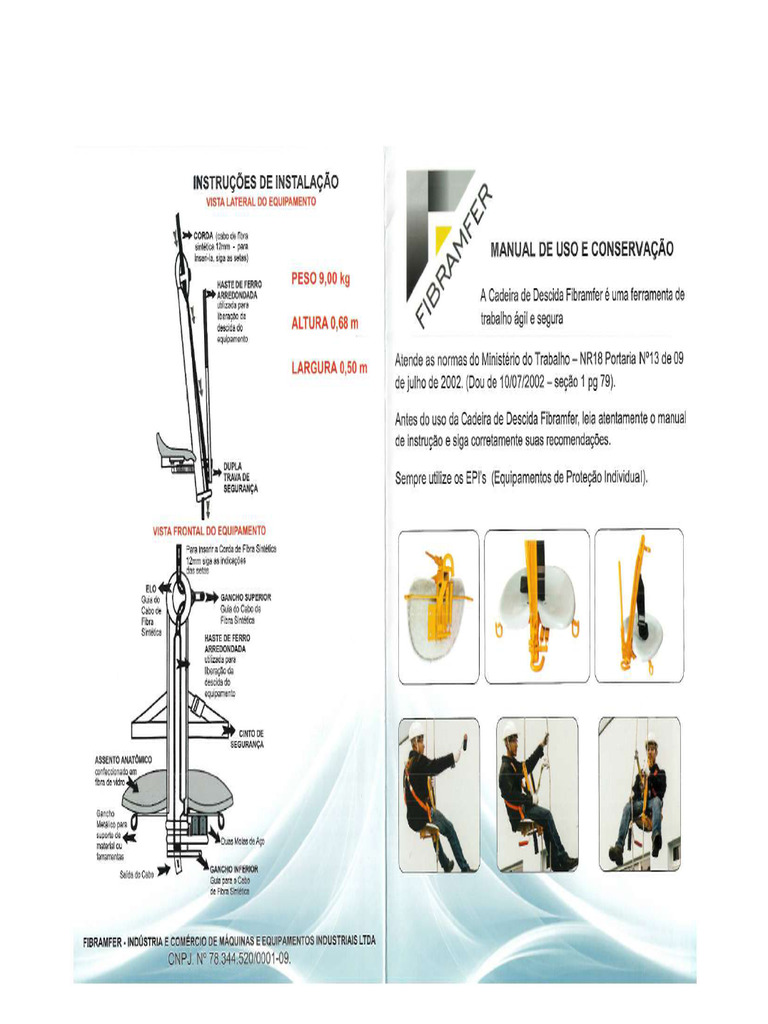 Fibramfer Manual de Uso Cadeira | PDF