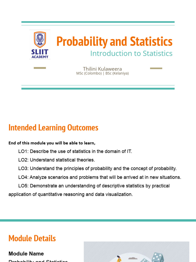 Introduction to Probability and Statistics | PDF | Statistics | Level Of Measurement