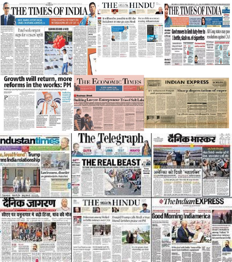 Idp Project News Paper Clippings' | PDF