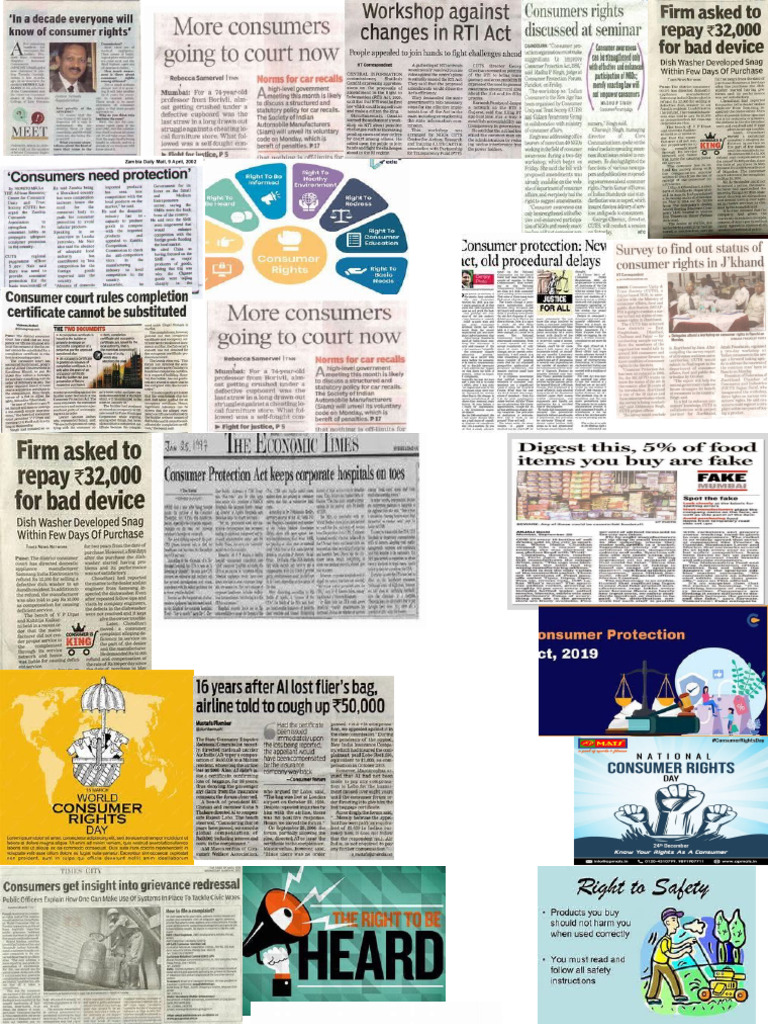 Social Clippings For Consumer Rights Priject | PDF