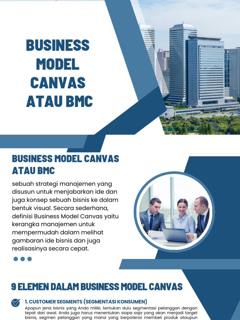 Business Model Canvas Atau BMC | PDF