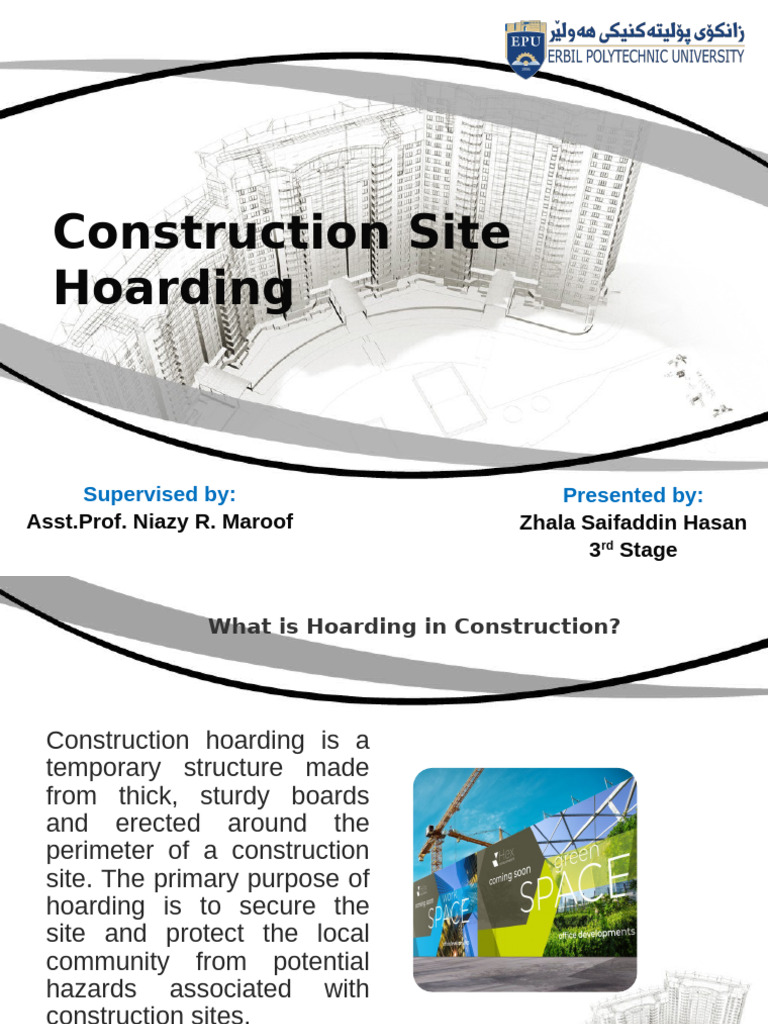 Construction Site Hoarding | PDF | Billboard | Scaffolding