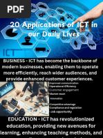 Importance of ICT in Entertainment Industry | PDF | Educational ...
