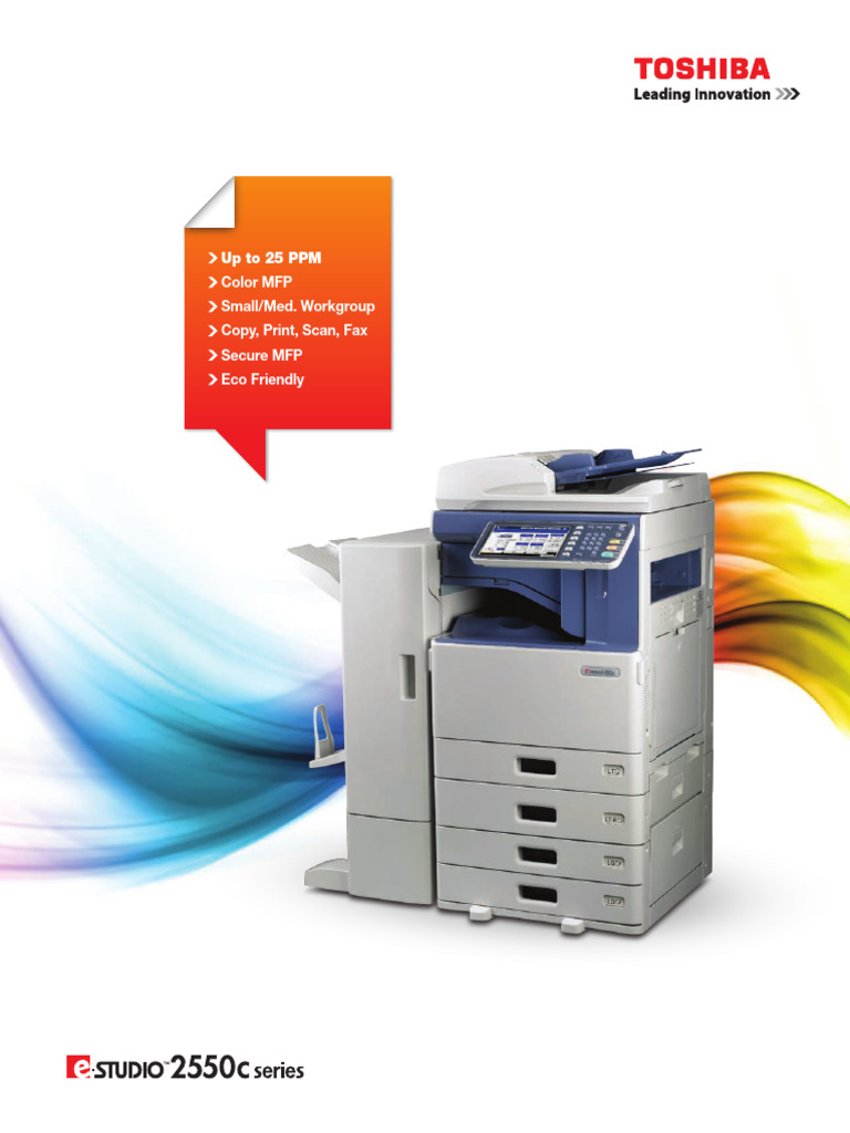 Toshiba e STUDIO 2050C Folleto | PDF | Computing | Computer Engineering