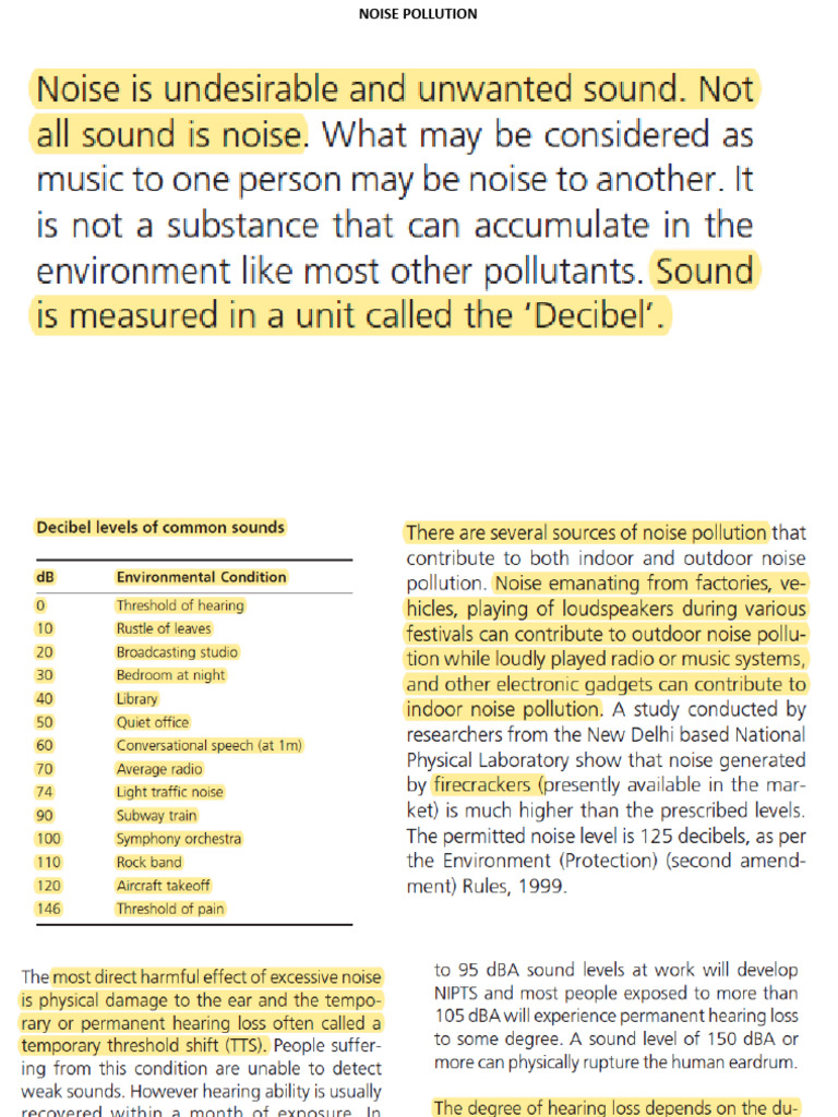 Pollution PPT1 PDF | PDF