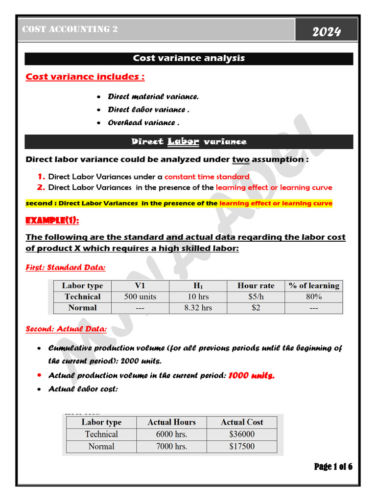 Part 7 Cost Acc 4th 2024 Acc Dep. | PDF | Cost Accounting | Economics