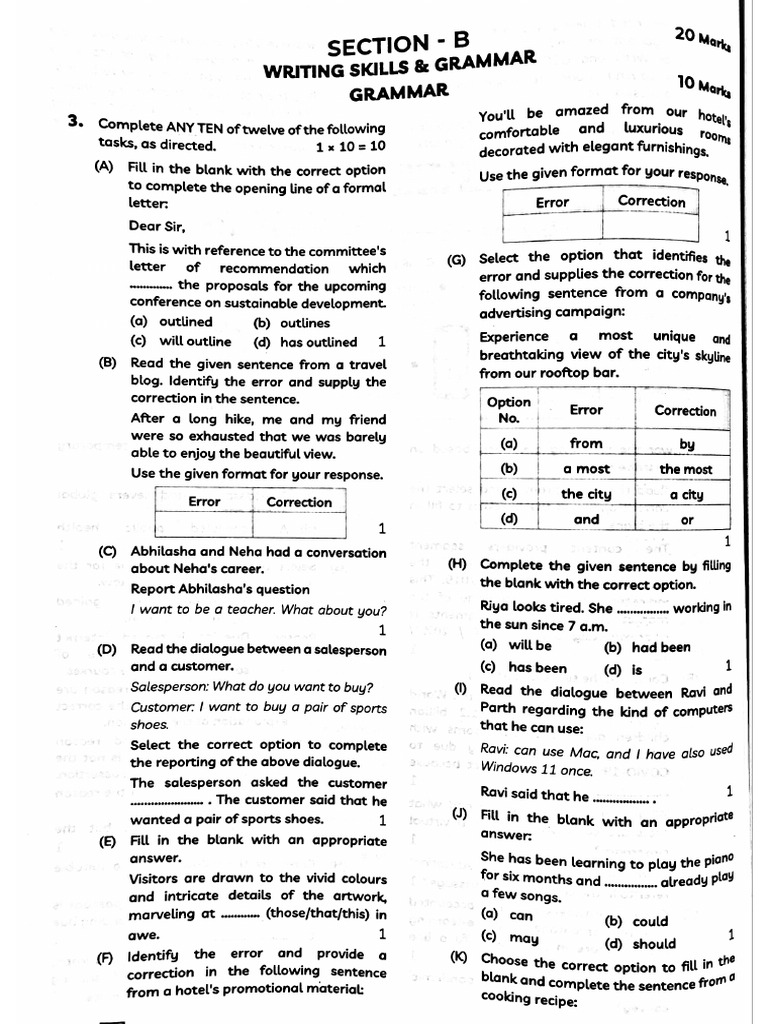 INTEGRATED GRAMMAR PRACTICE-1 | PDF