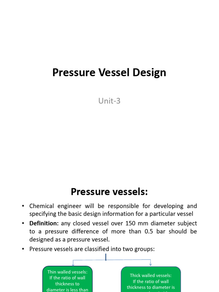 PED Lecture Pressure Vessel-2 - 250319 - 102829 | PDF