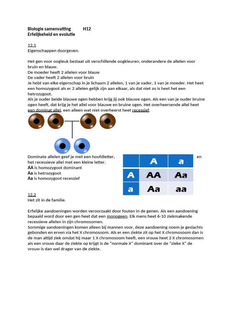 bio samenvatting | PDF