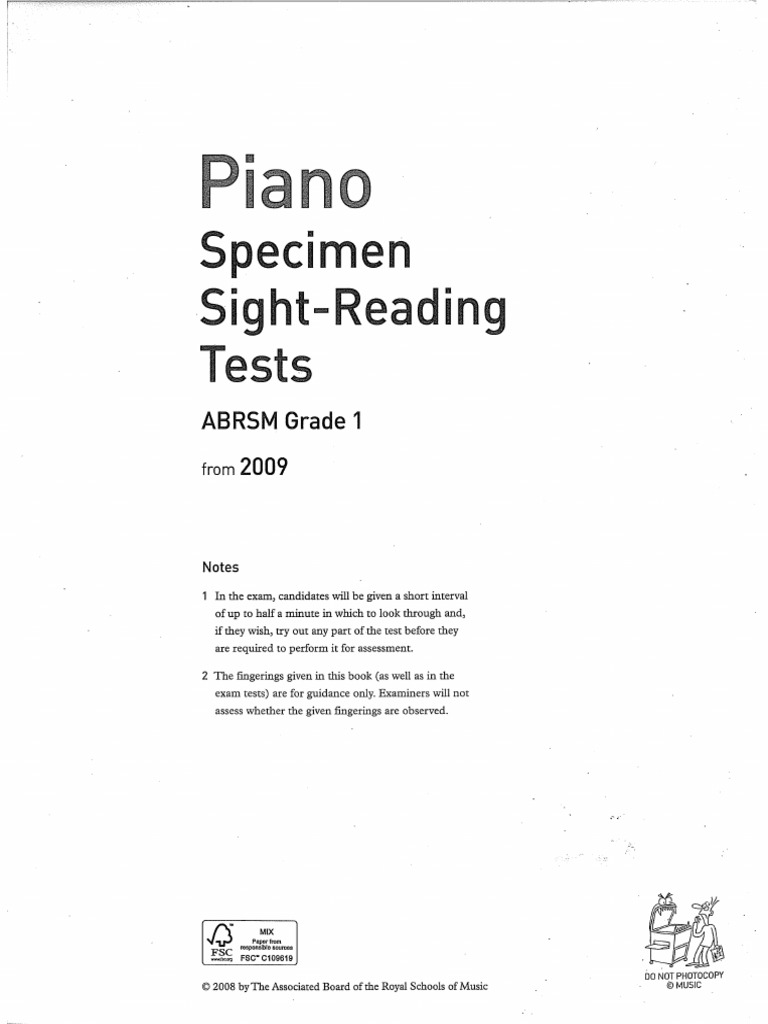sight reading book 1 | PDF