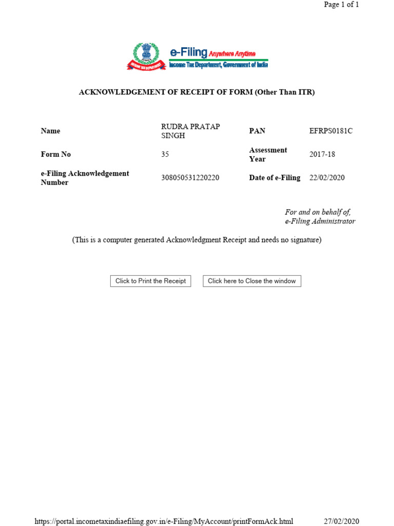 Acknowledgement | PDF