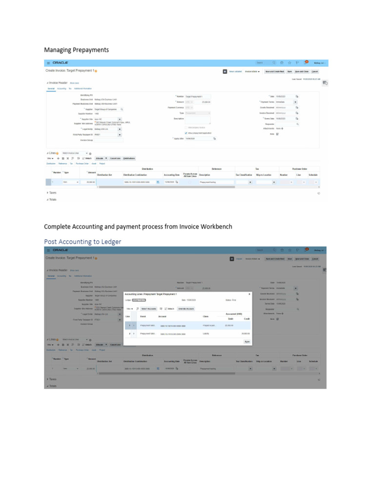 4. Process Prepayments | PDF