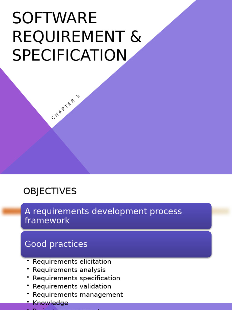 Chapter 3 - Good Practices for Requirements Engineering | PDF | Verification And Validation | System